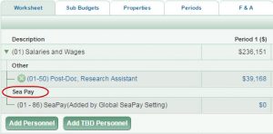 Salary and Wages Sea Pay - SAGE