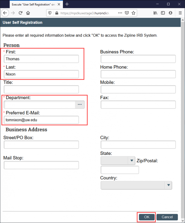 Account Creation and Management - UW Research
