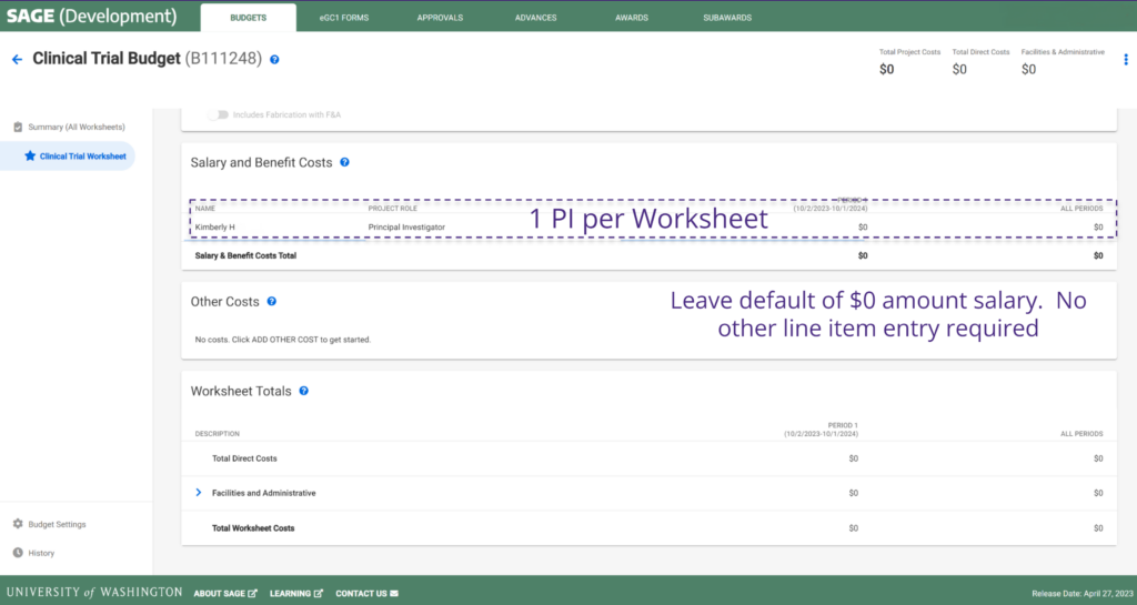 CTO Budget_Entry - UW Research