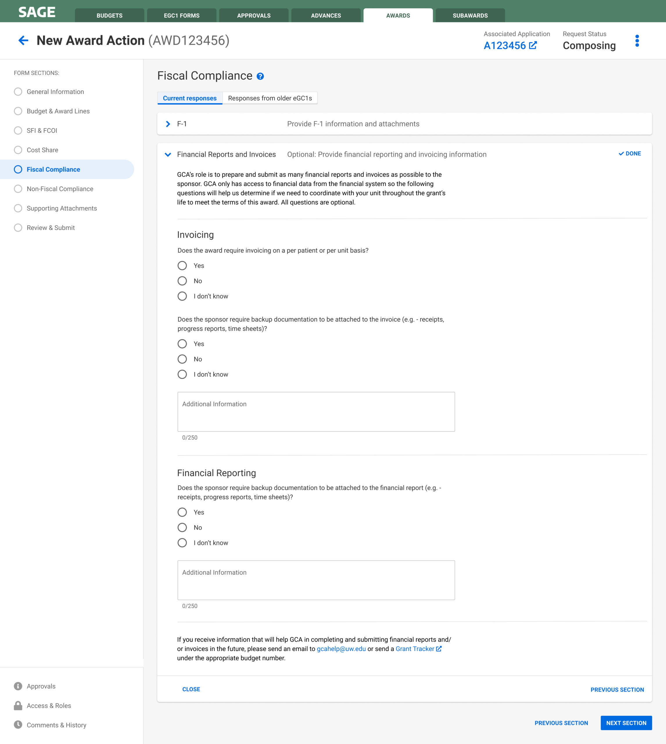 Fiscal Compliance - Empty - UW Research