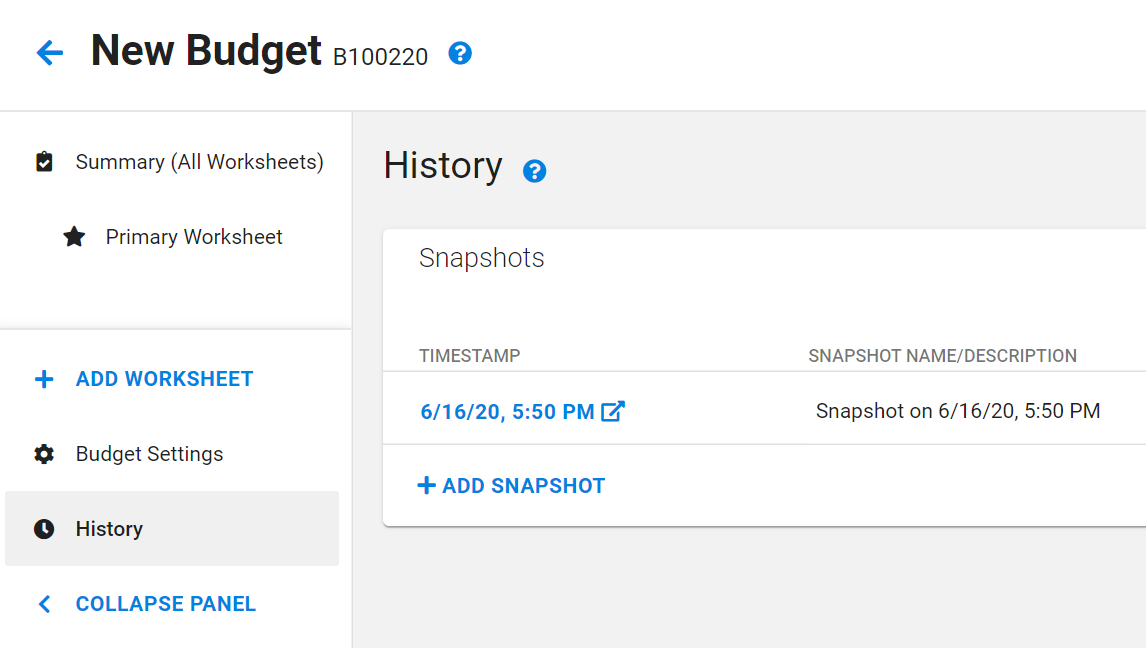 SAGE Budget Redesign_History - UW Research